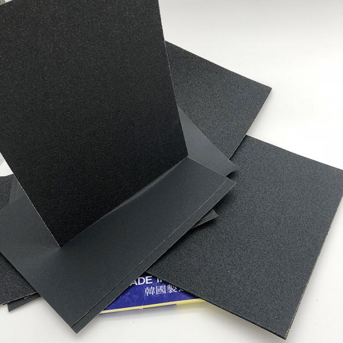 Black Polishing Square Sandpaper 130mm Abrasive Paper