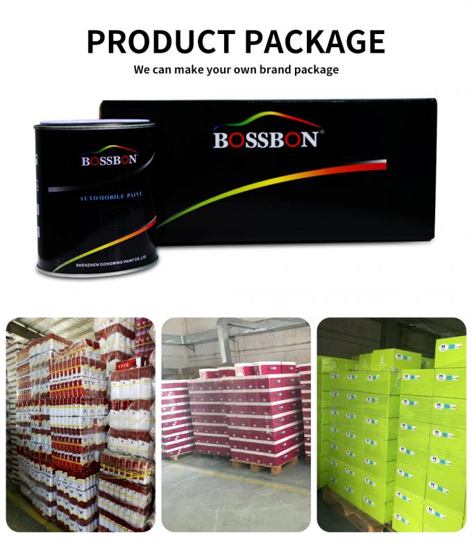 BOSSBON BS209 Car Refinish Paint High Coverage 2k Color 100L Acrylic Resin