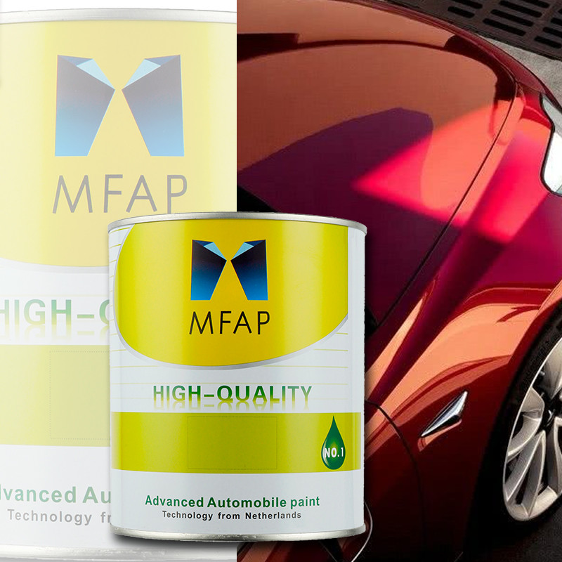 Fast Drying 2K Auto Refinishing Paint Acrylic Resin Pigment Solvent ...