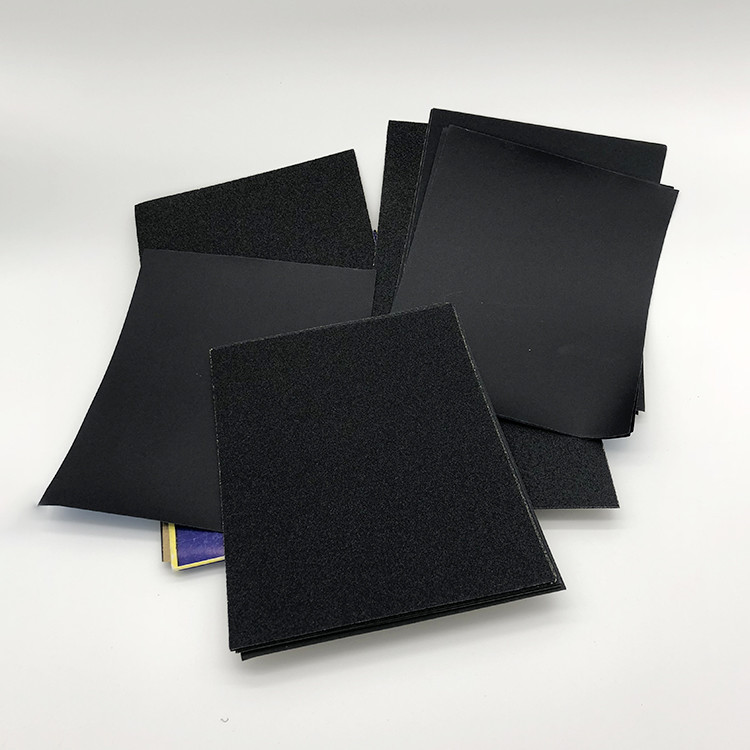 Black Polishing Square Sandpaper 130mm Abrasive Paper